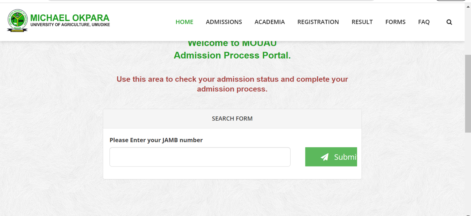 MOUAU Admission List 2022/2023 is Out | How to Check